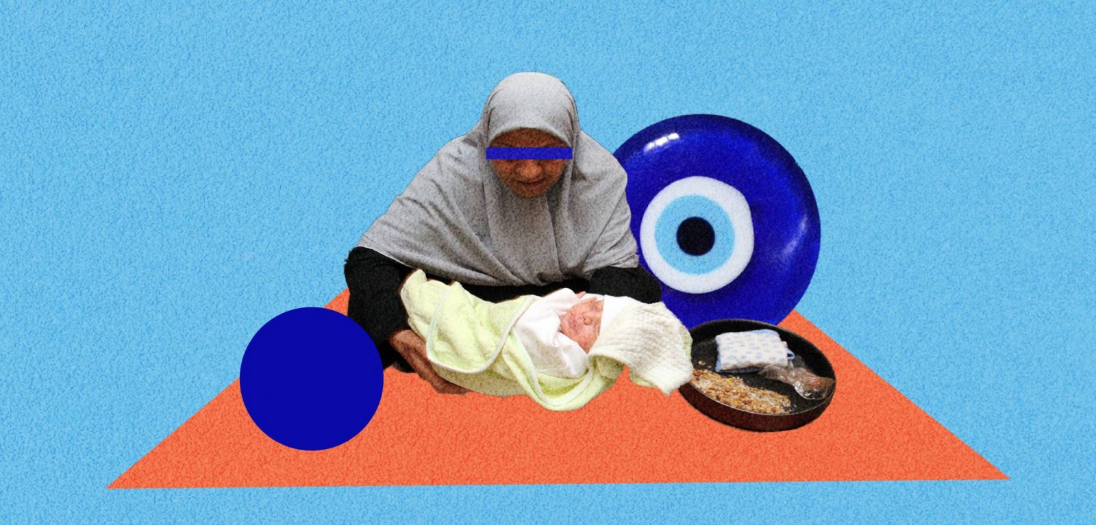 تعليق الخرزة الزرقاء وحفلات العقيقة و"الكرافة"... الطقوس الشعبية ...